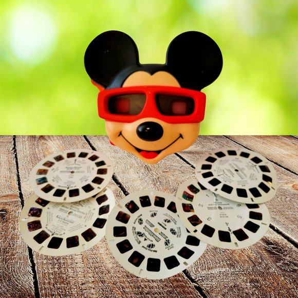 Toys | Vintage 1989 Ideal Viewmaster Mickey Mouse 3d Viewer Walt Disney ...